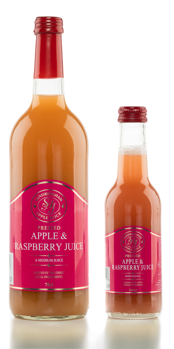 Apple & Raspberry Juice - Sandringham Apple Juice